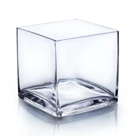 Add a Glass 5x5” square vase | Petalino North Vancouver
